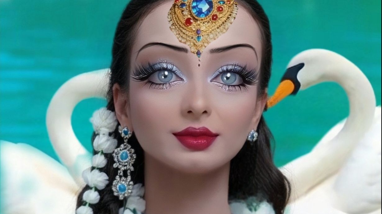 Мантра Сарасвати 🦢 🦢 📖🎶🎼🪕🎻🕉️🪷🪔🙏🏻