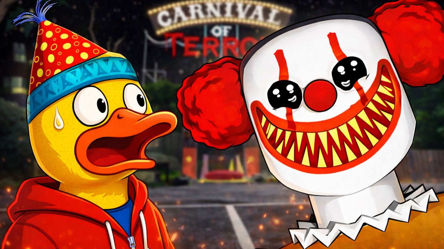 ПОБЕГ ОТ ЗЛОГО КЛОУНА в Roblox. Escape The Carnival Obby!