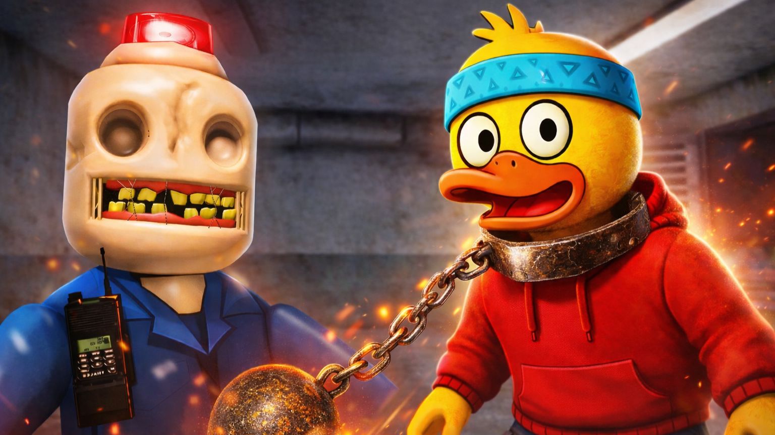 ПОБЕГ ИЗ СТРАШНОЙ ТЮРЬМЫ в Roblox! SIREN COP'S PRISON!