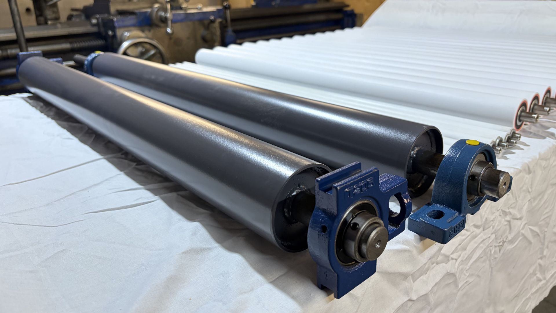 Барабаны конвейерные стальные диаметром 76 мм