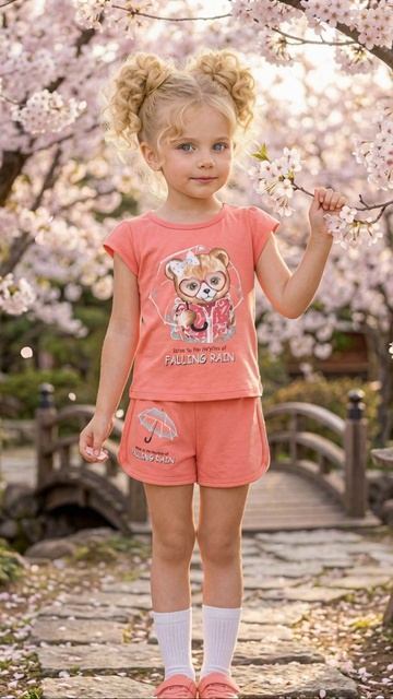 арт. WB: 918150253 - Легкий и удобный трикотажный комплект c медвежонком от "Бонито Кидс"