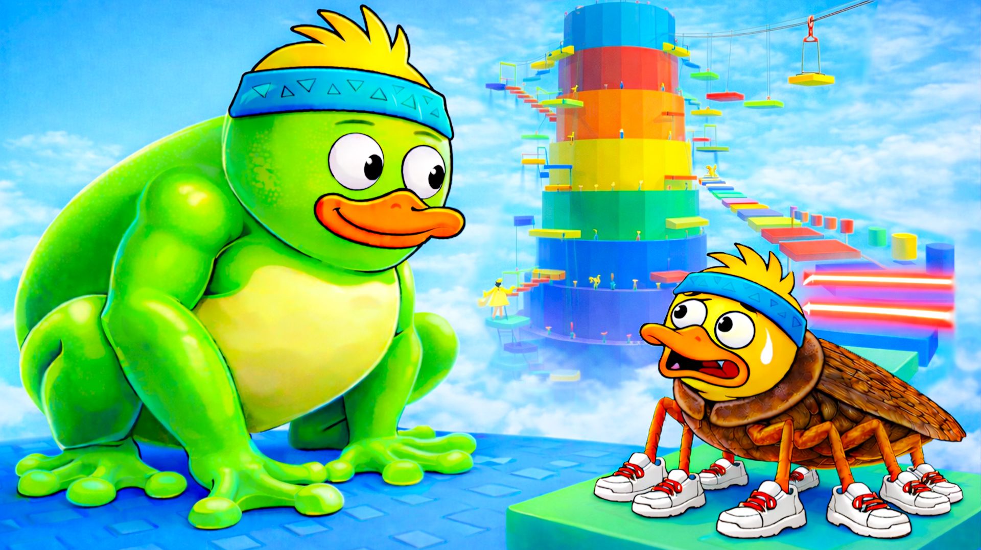 Я СТАЛ ТАРАКАНОМ ЧТОБ ПРОЙТИ САМУЮ СЛОЖНУЮ БАШНЮ С ПАРКУРОМ В roblox