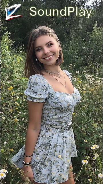 Очень красивая красотка в поле среди ромашек #девушка #девушки #вайб #Красотка #ромашки