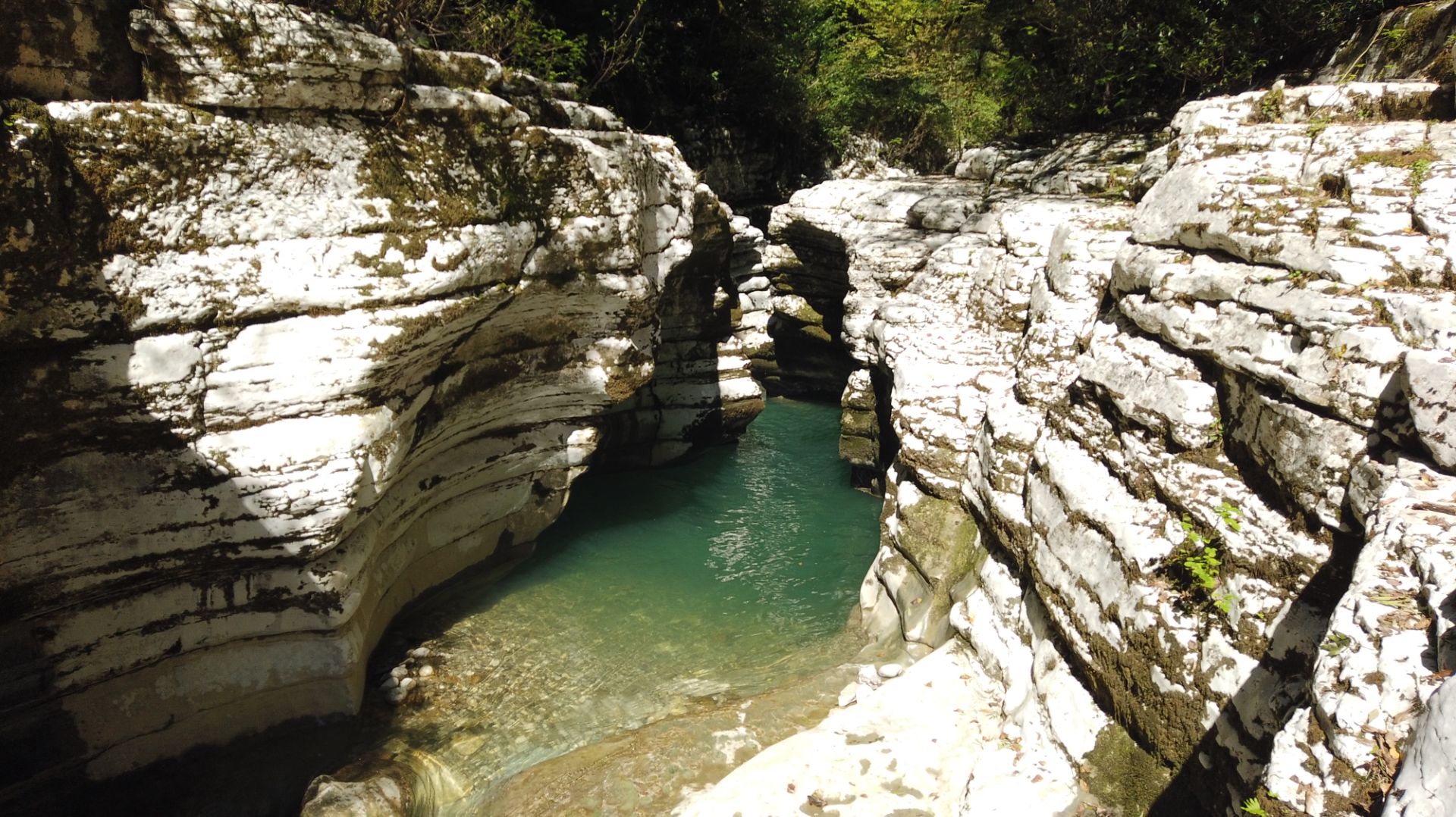 Лучшие Сочинские каньоны. Хоста. Навалишинское ущелье. Белые скалы.