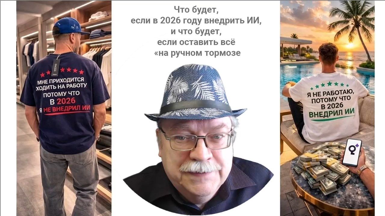 Не внедрили ИИ в 2026-м? Тогда готовьтесь носить вот эту футболку...