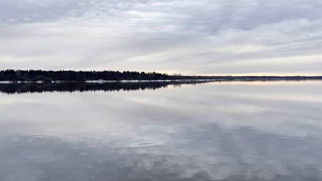 Урал. Закат на реке Кама
