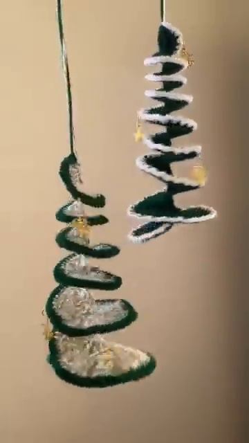 Crochet Christmas Tree Wind Spinner
