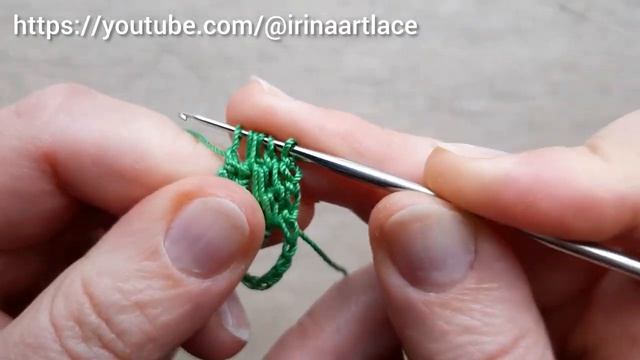 Трилистник_крючком_ирландское_кружево