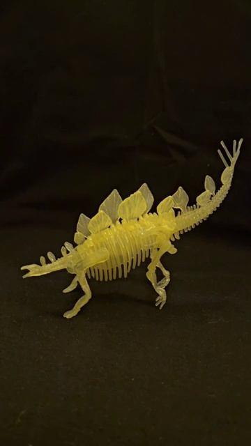 Светящийся скелет Стегозавра🦖!