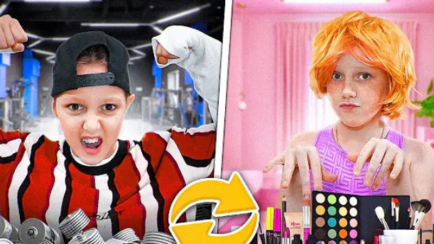 КОПИРУЕМ АМЕЛЬКУ! Мой Друг Повторяет Всё За Мной! 2 часть