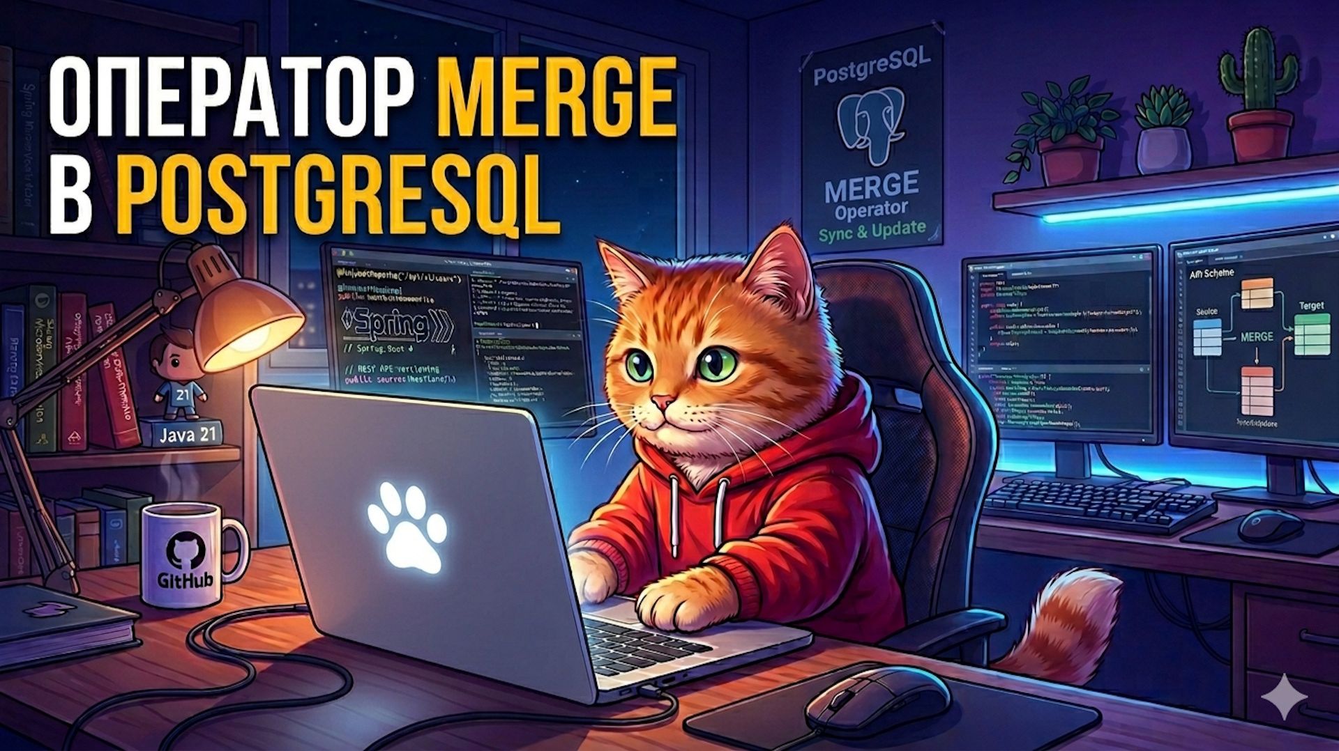 MERGE в PostgreSQL: Как правильно объединять INSERT, UPDATE и DELETE