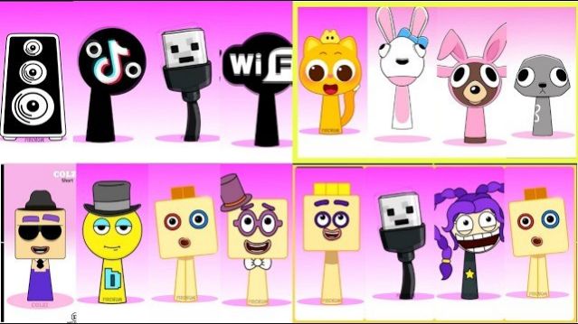 ИНКРЕДИБОКС SPRUNKI: ВСЕ ОРИГИНАЛЬНЫЕ ФАЗЫ 4 | СБОРНИК | CITY BOY OC | ALPHABET LORE ФАЗА