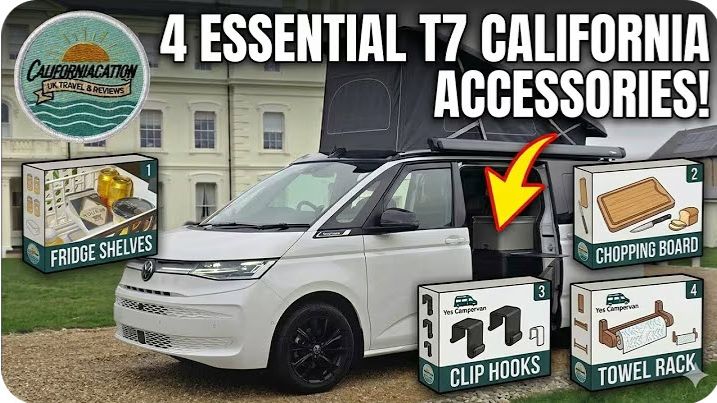 4 обязательных аксессуара для VW T7 California от Yes Campervan — делаем кемпер ещё удобнее!