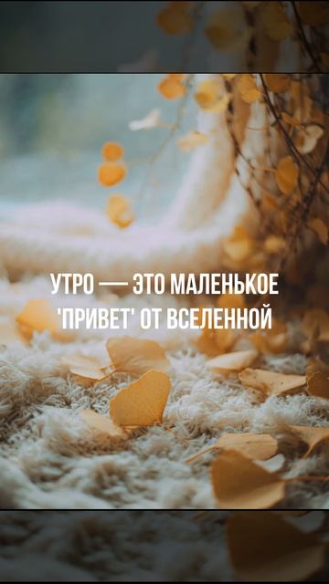 Хорошего утра