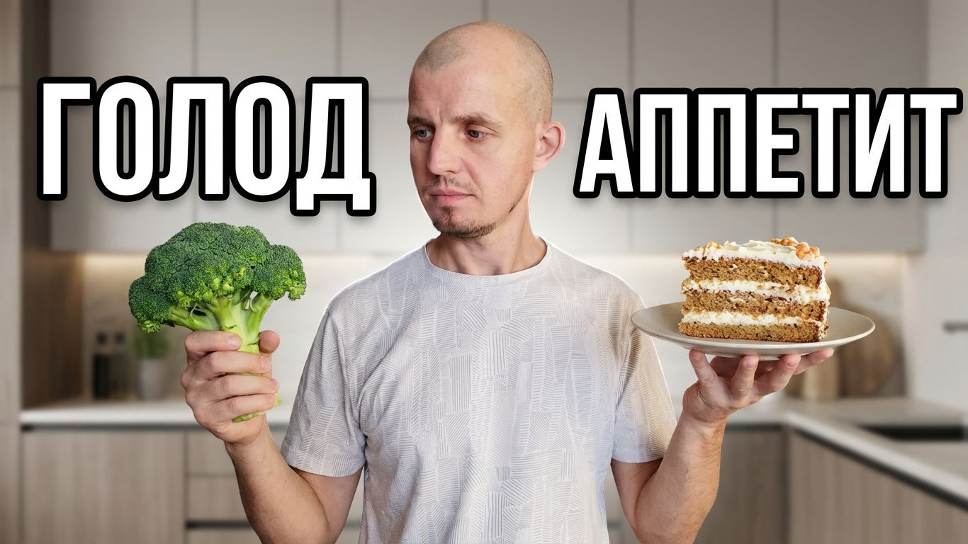 Вы действительно голодны? Простой тест с «холодной котлетой» 🥩