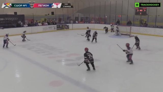 14. Игра с СШОР1 - игра за своими воротами и выброс шайбы через свой пятак