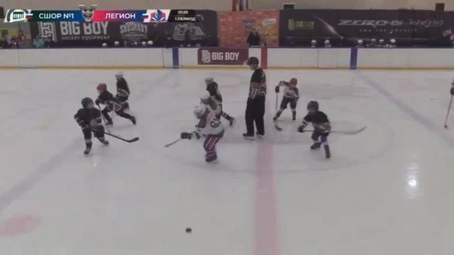 13. Игра в с СШОР1 - отброс не глядя шайбы после выигранного вбрасывания (отдаём шайбу сами)