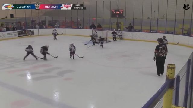 11. Игра с СШОР1 - выход через центр из-за ворот через передачу