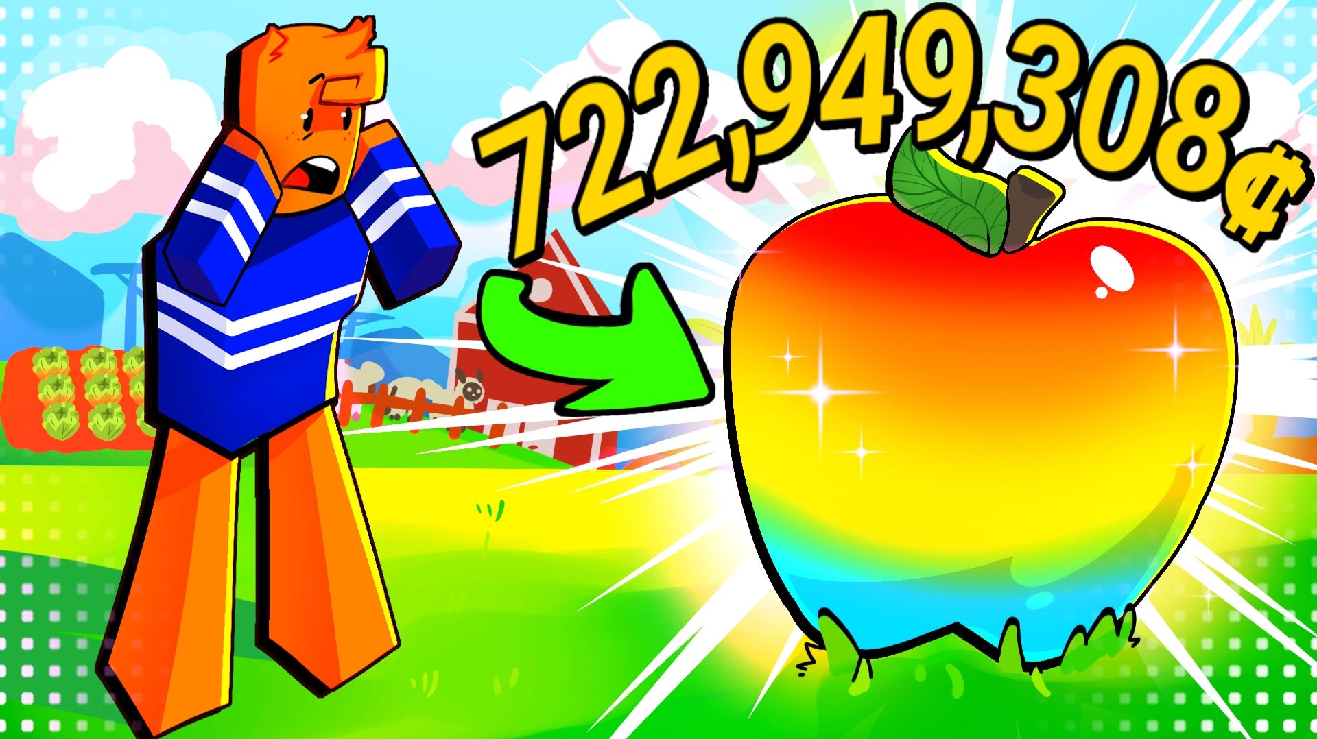 🍎ПРОДАЛ ФРУКТ за 722949308$ в НОВОМ ИВЕНТЕ Grow a Garden