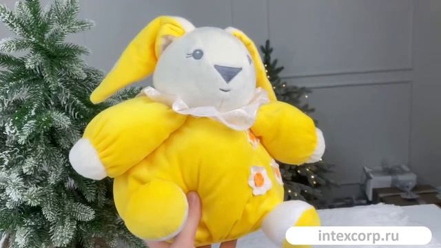 Мягкая игрушка-погремушка ЗАЙЧИК, 24 см, 541101