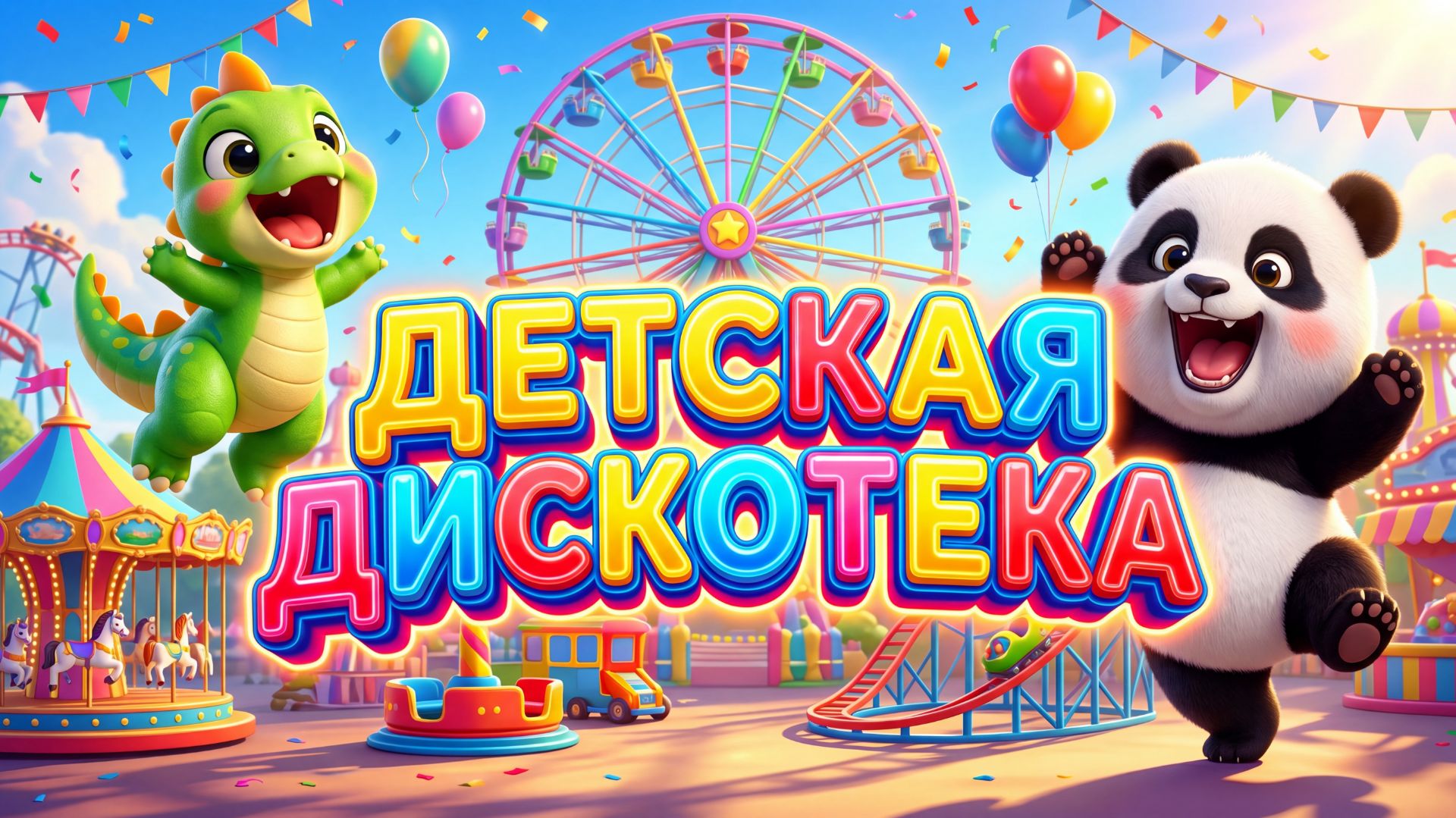 СУПЕР ТАНЦЫ для детей! Повторяй за Тошей и Пандой 🎶 (Мультик-песенка)