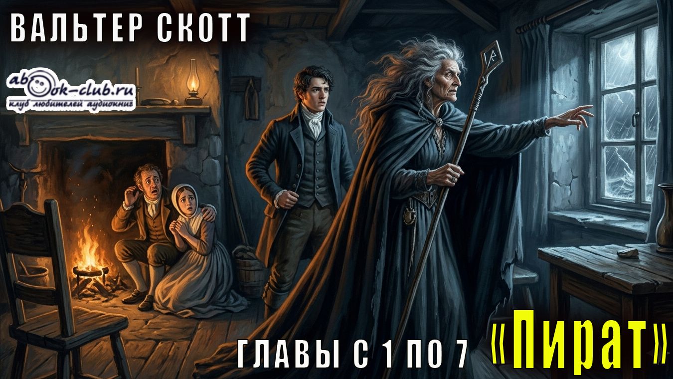 Вальтер Скотт "Пират" главы с 1 по 7