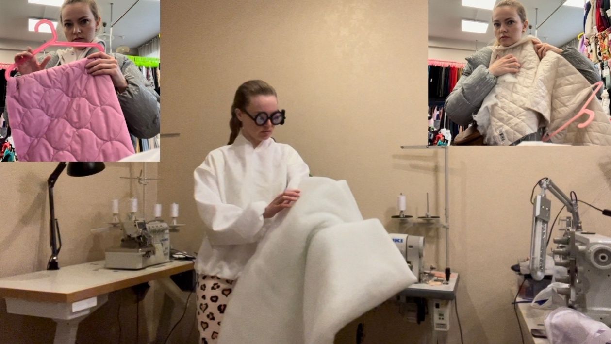 Начинаю шить куртку на утеплителе, примерка, макет. Часть 1.