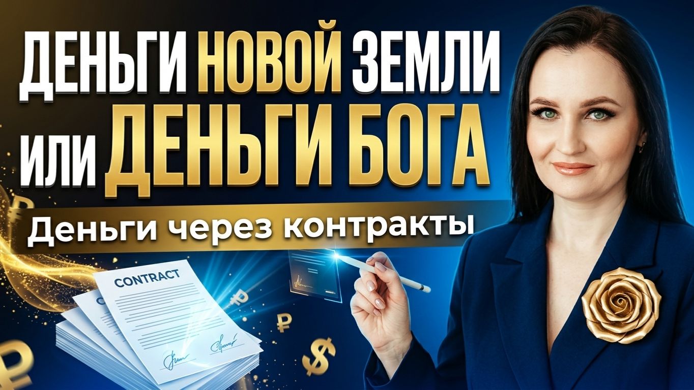 Деньги Новой Земли или деньги Бога. Деньги через контракты.