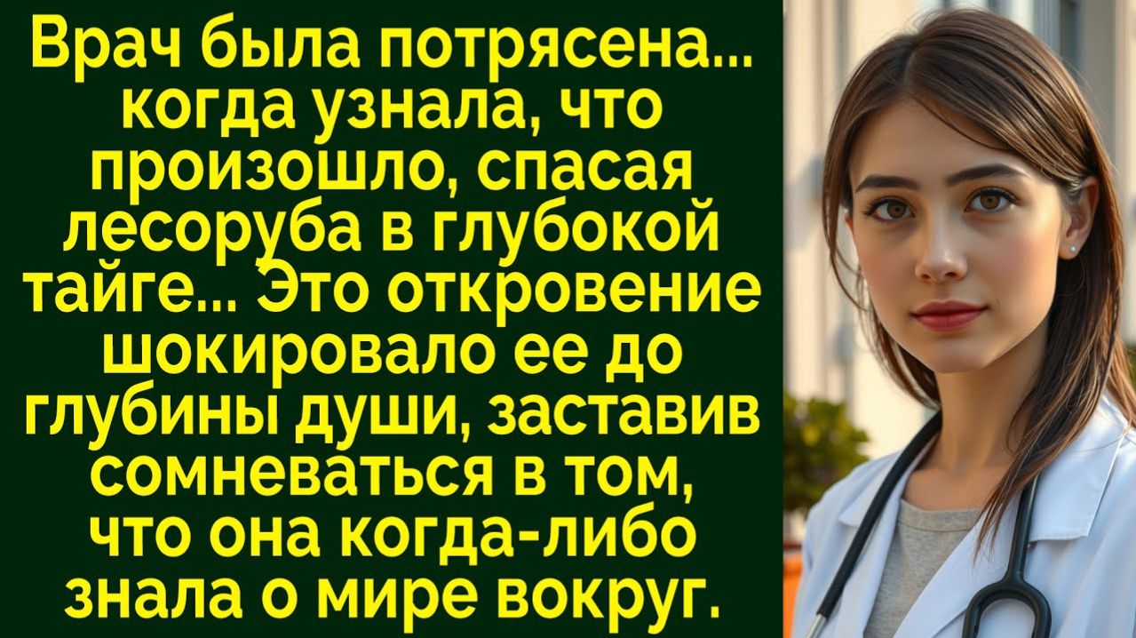 Истории из жизни| Врач была потрясена, спасая лесоруба |Аудио рассказы|Жизненные истории