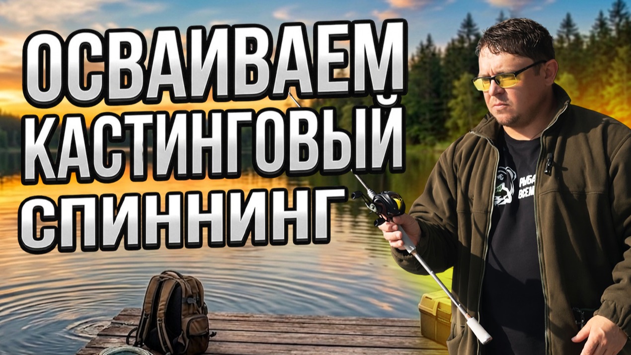 Урок 10. Ловля на кастинговый спиннинг и работа с мультипликаторной катушкой