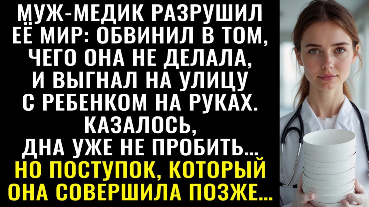 Истории из жизни| Врач выставил жену за порог вместе с ребёнком |Аудио рассказы|Жизненные истории