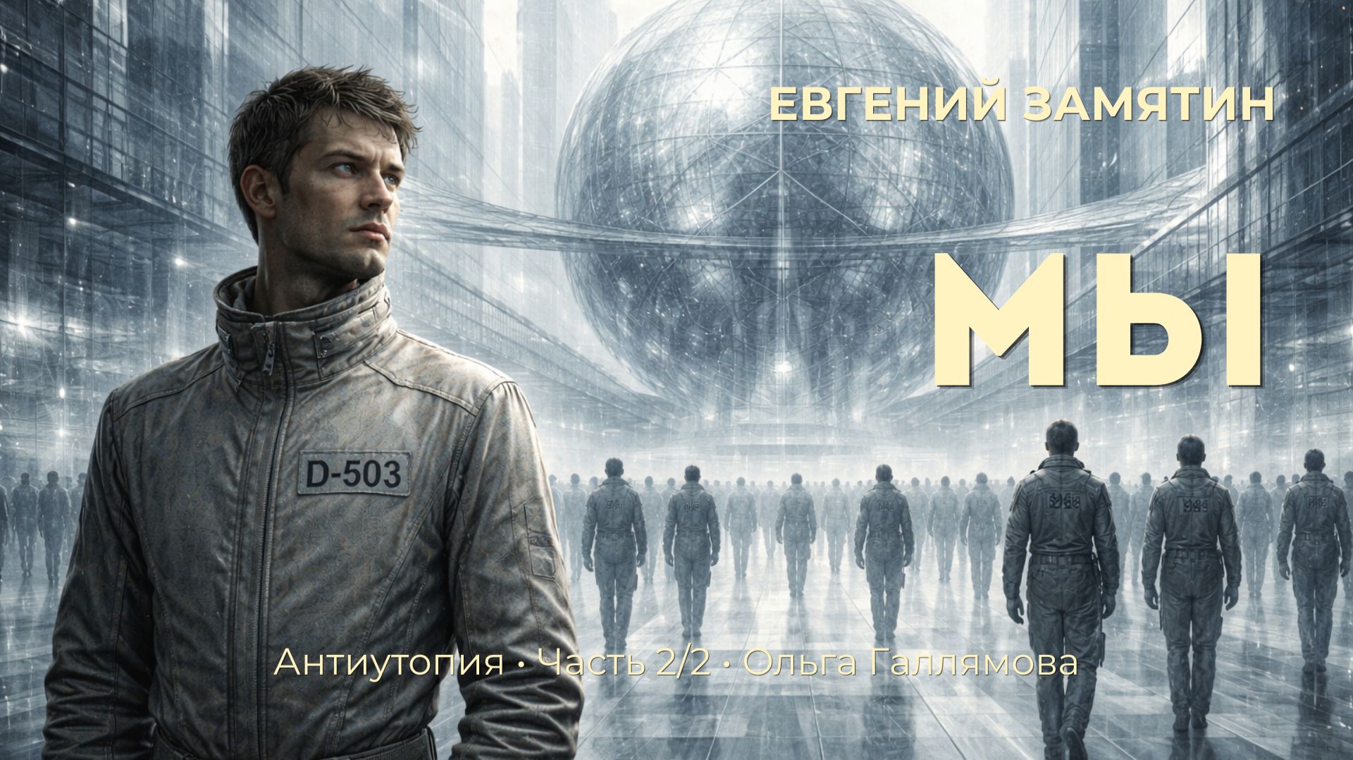 Аудиокнига: Мы (антиутопия) — Часть 2/2 | Евгений Замятин | читает Ольга Галлямова