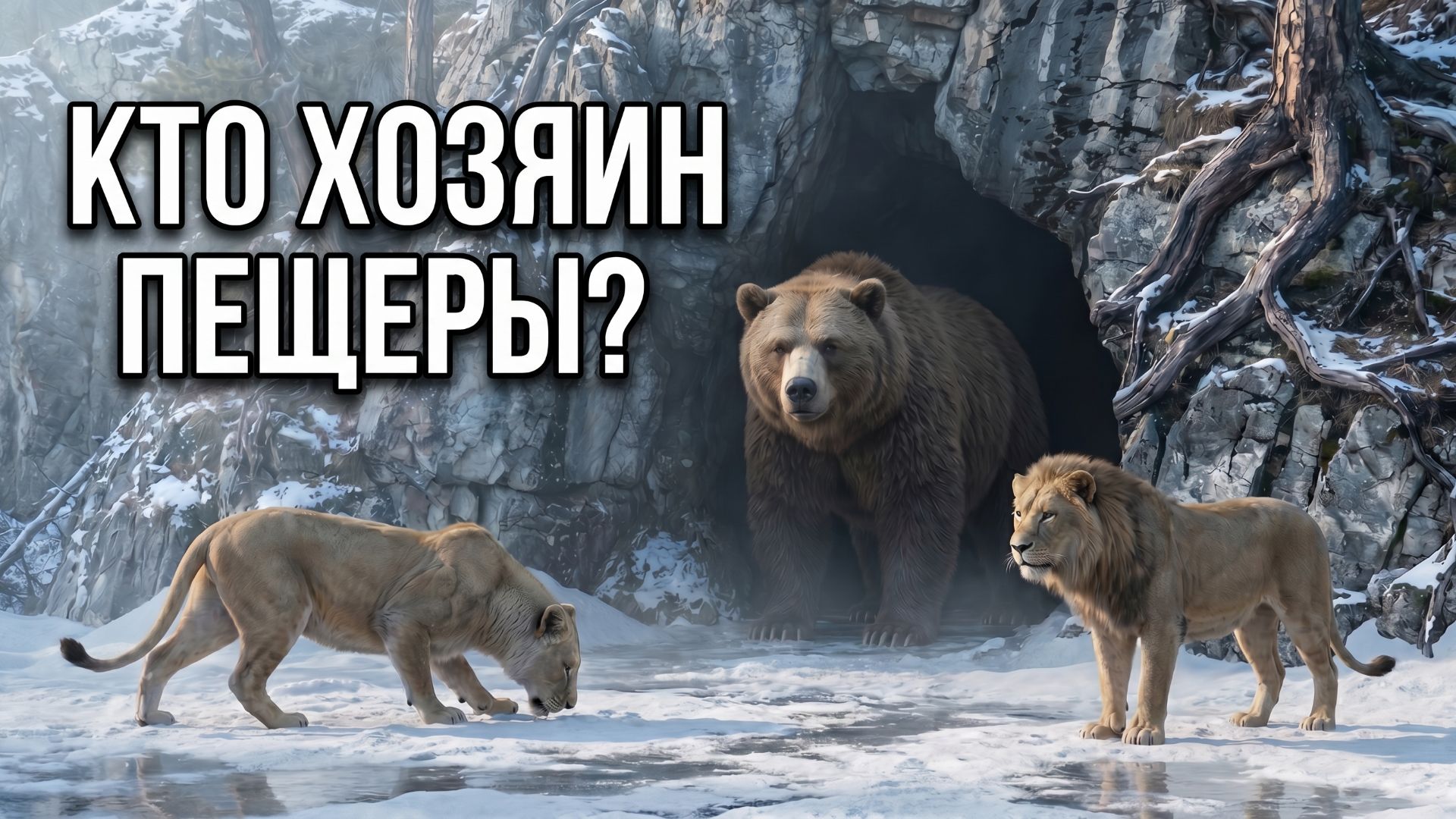 КТО ХОЗЯИН ЭТОЙ ПЕЩЕРЫ?  ПЕЩЕРНЫЕ ЛЬВЫ ИЛИ ПЕЩЕРНЫЙ МЕДВЕДЬ?