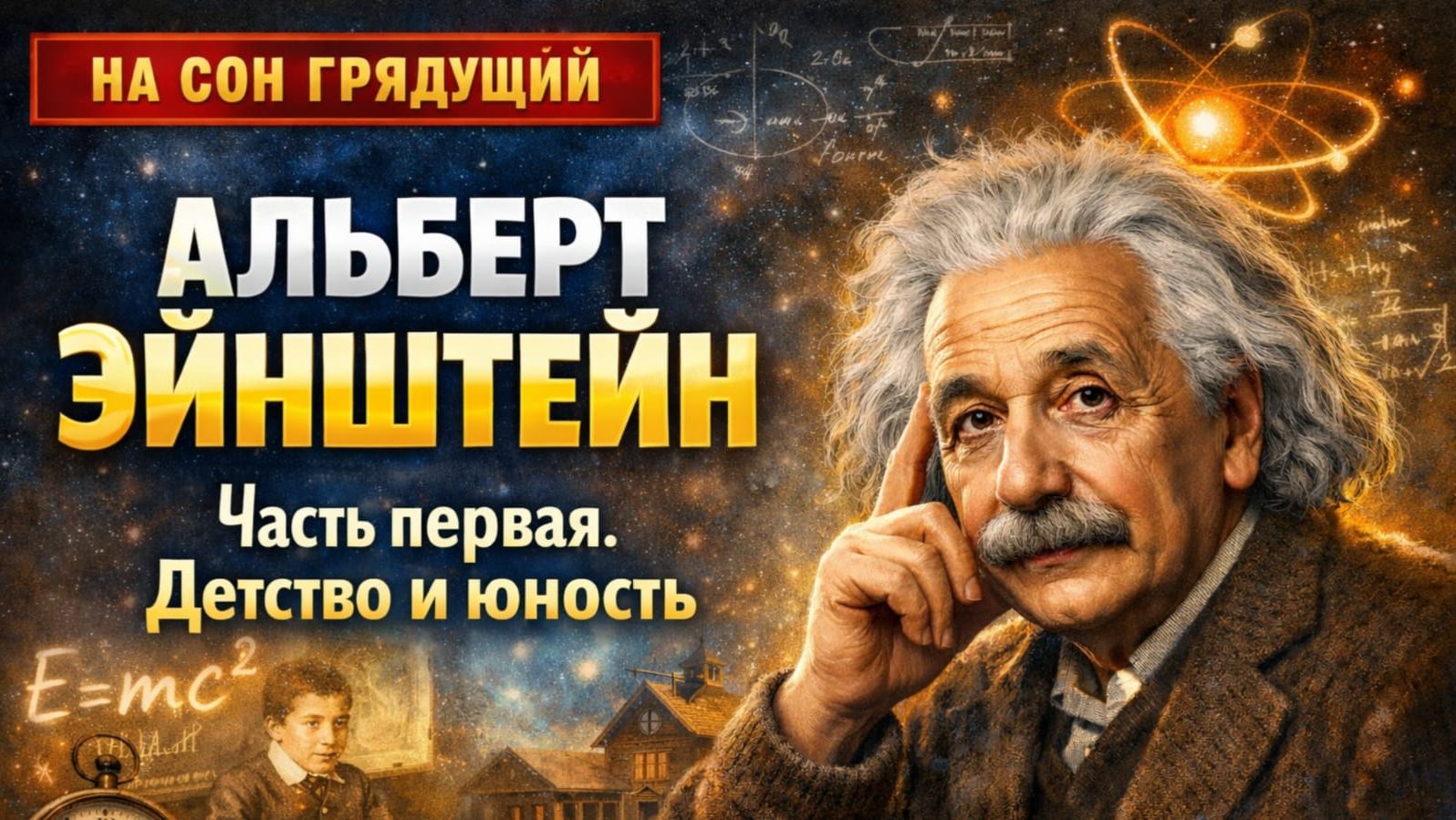 На сон грядущий. Альберт Эйнштейн. Детство и юность. #Эйнштейн #биография #сон #наука