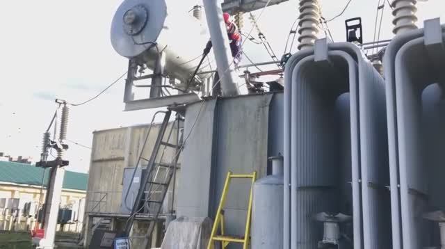 Очистка масляного трансформатора