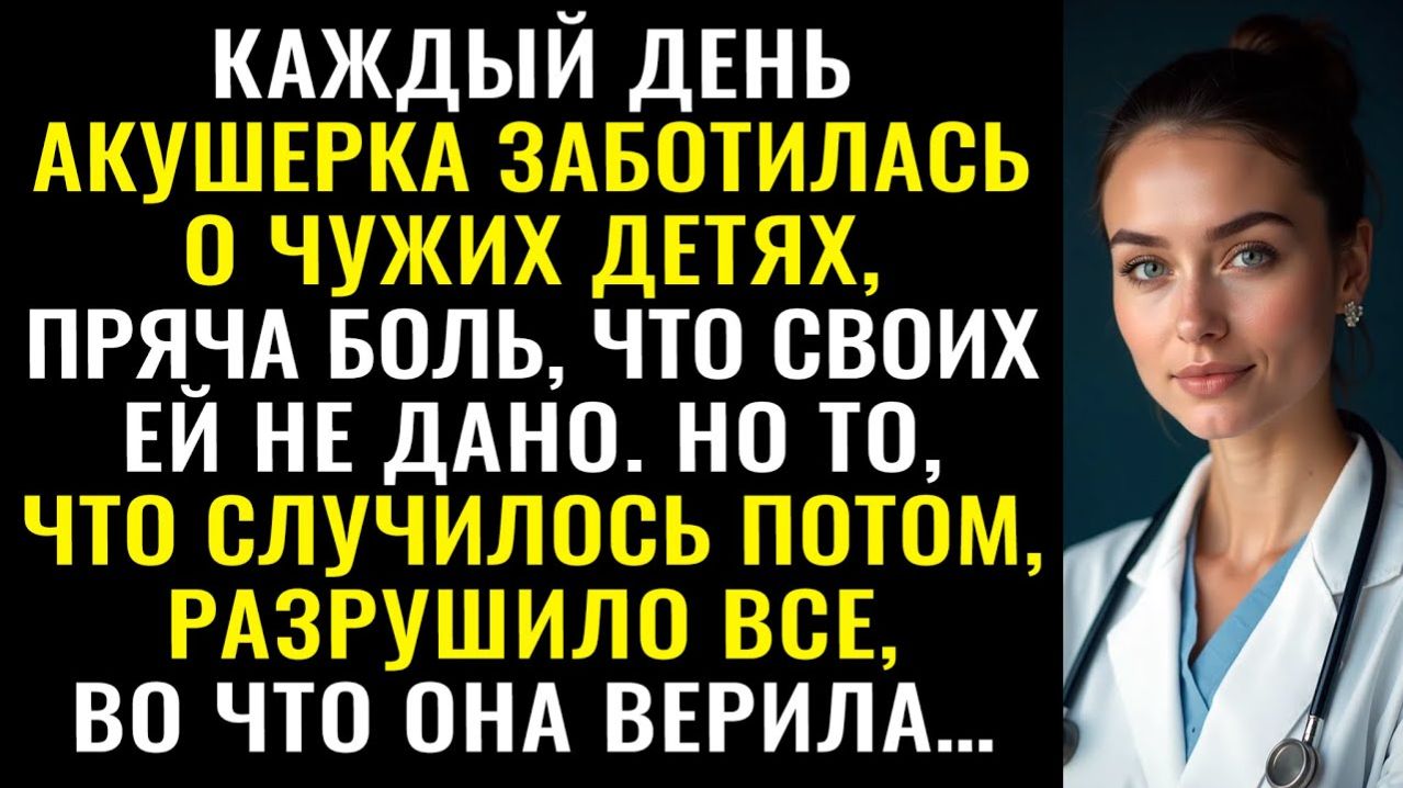 Истории из жизни| Каждый день она принимала чужих детей,а своих нет|Аудио рассказы|Жизненные истории