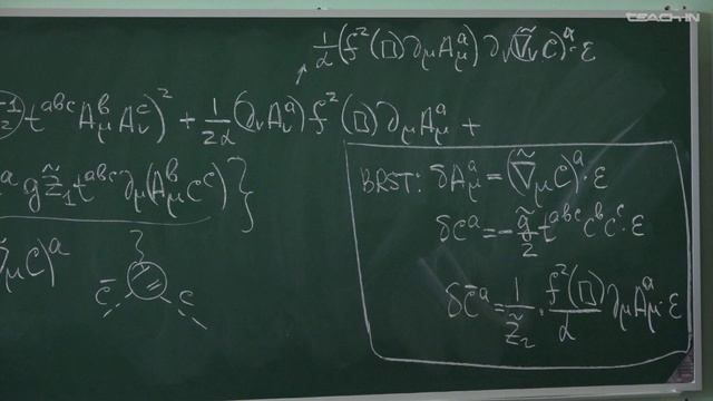 Казаков К.А. - Перенормировка калибровочных полей - 9. Тождества Славнова-Тейлора