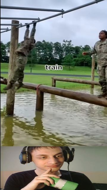 Тяжёлые тренировки в армии...