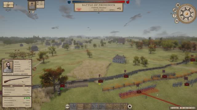 На помощь к своим. Скоординированная активная оборона. Бой у Фредериксбурга ч.1| GTCW #38 Карьера Юг