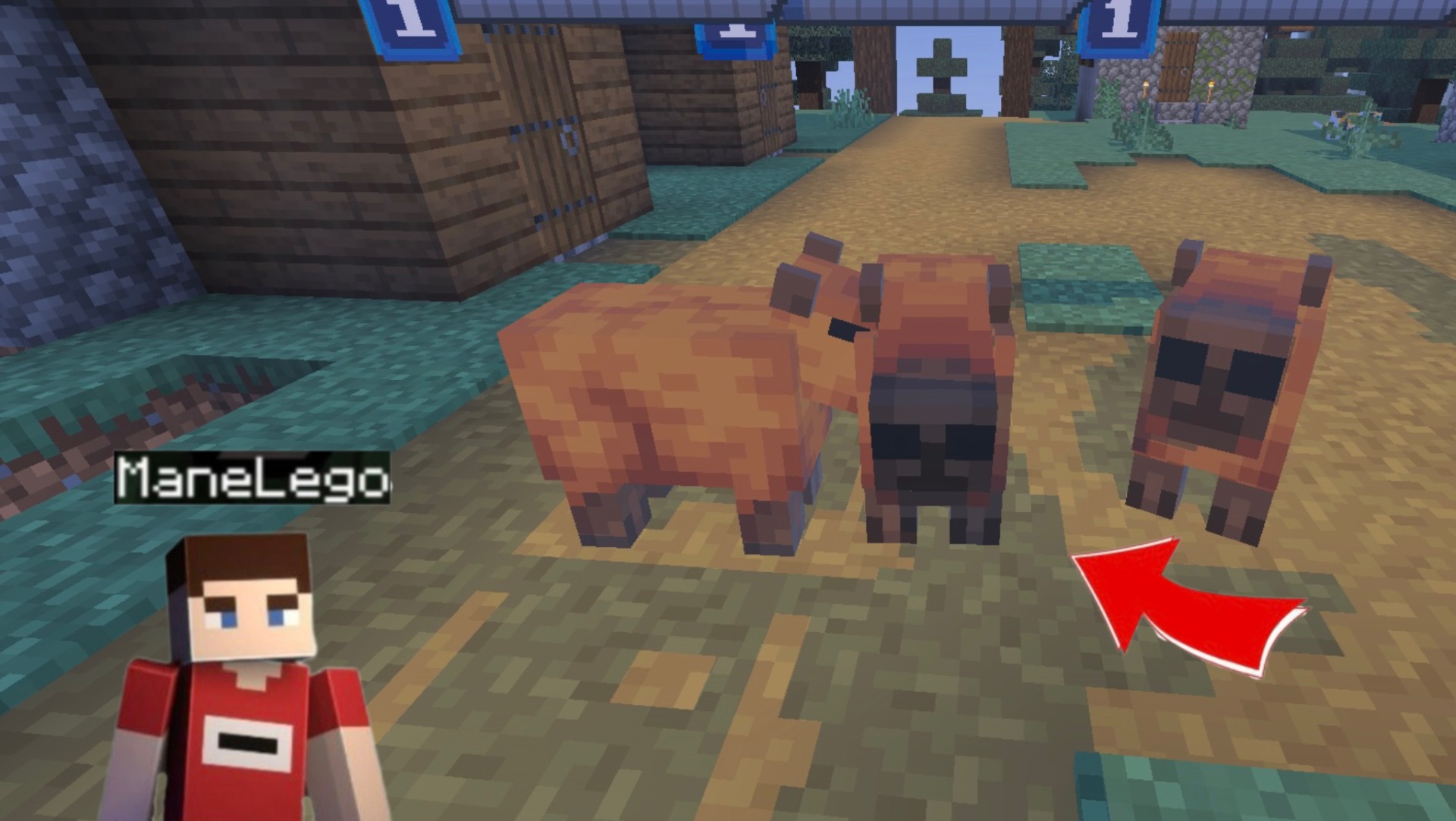 Я добавил капибар в Майнкрафте | ManeLego minecraft