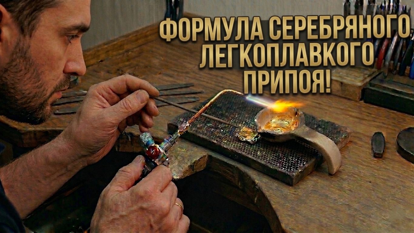 Формула приготовления мягкого серебряного припоя.