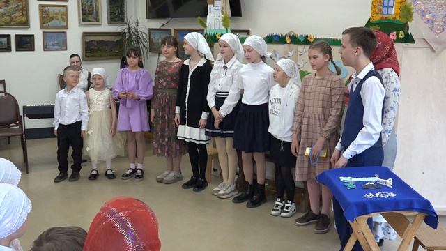 Выступление воскресной школы храма Архангела Михаила г. Арсеньева