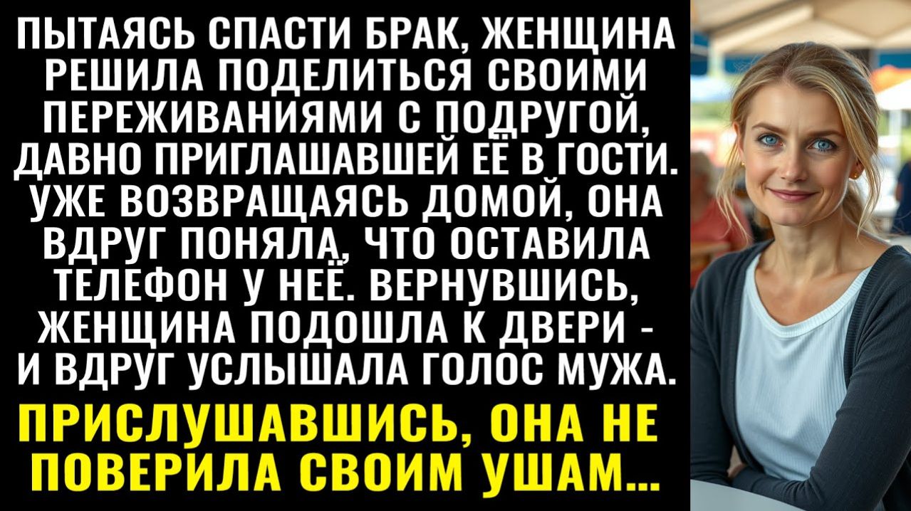 Истории из жизни| Желая спасти брак, женщина пошла к подруге |Аудио рассказы|Жизненные истории