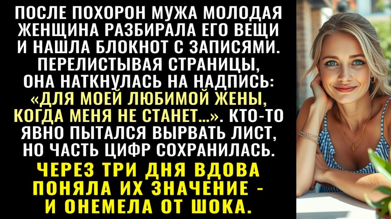 Истории из жизни| После смерти мужа она нашла его дневник |Аудио рассказы|Жизненные истории
