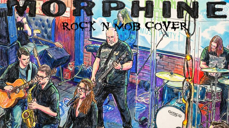 Когда двух струн на басу более чем достаточно. Morphine - Buena (rock n mob cover live jam)