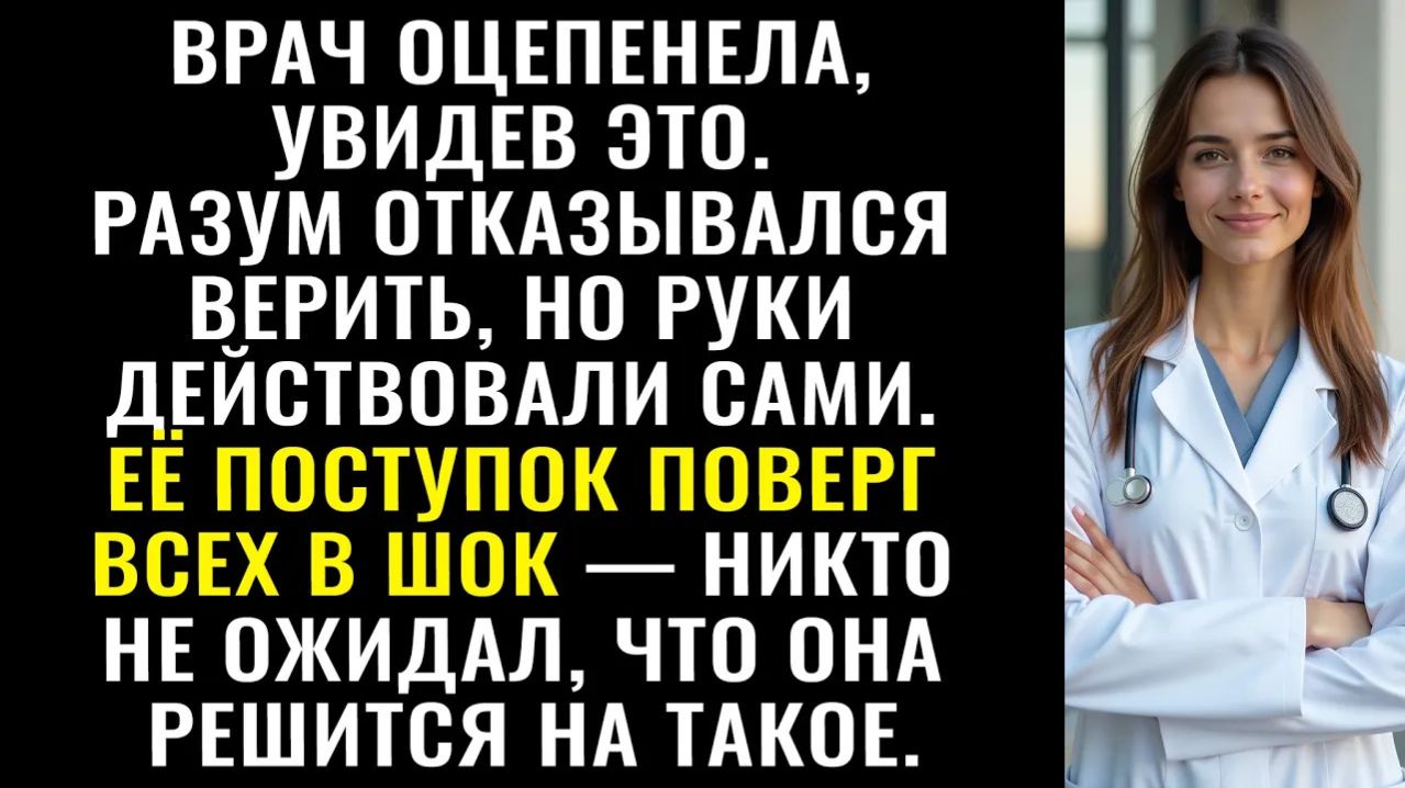 Истории из жизни| Врач оцепенела, увидев это |Аудио рассказы|Жизненные истории