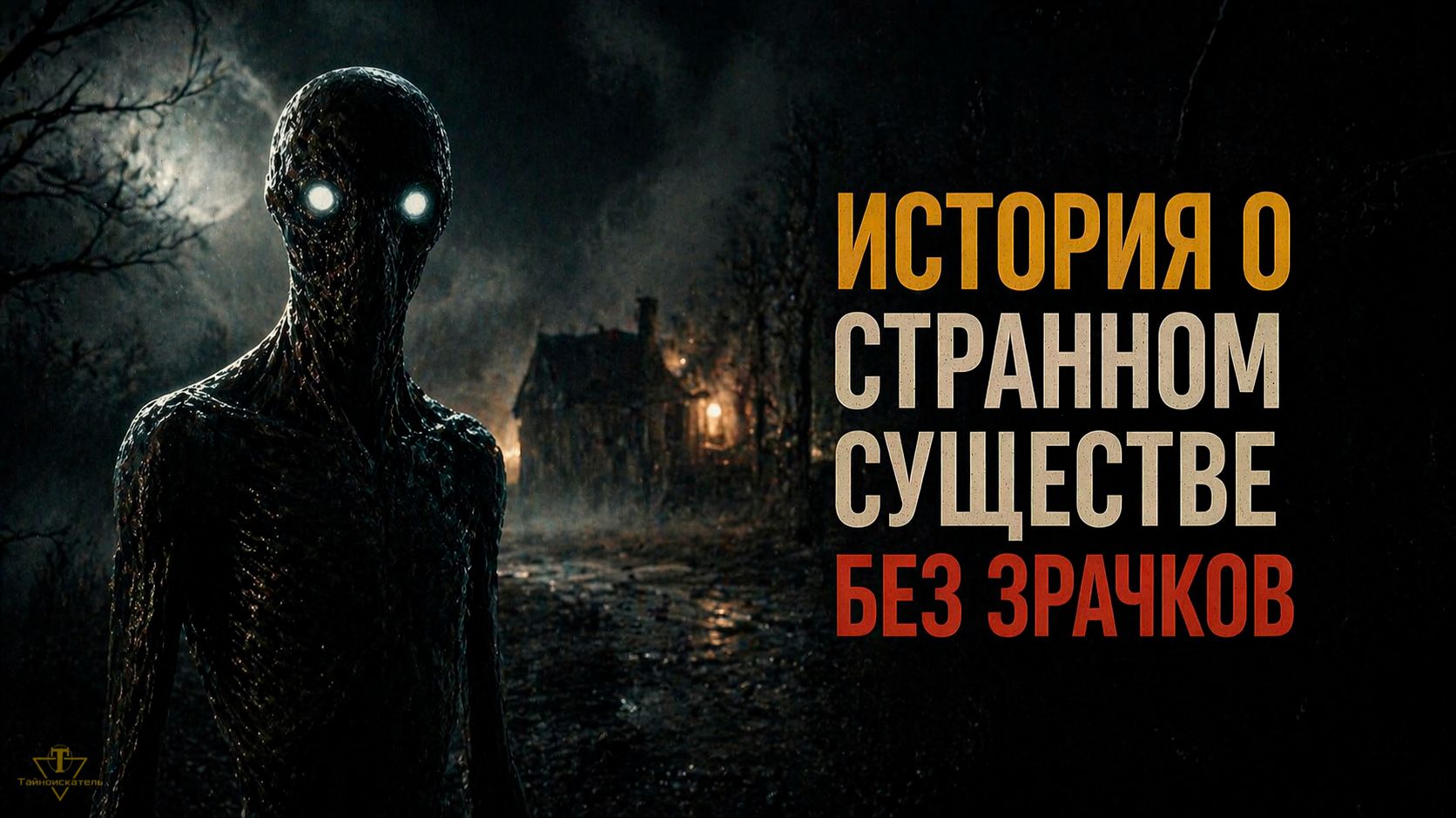 История о странном существо без зрачков