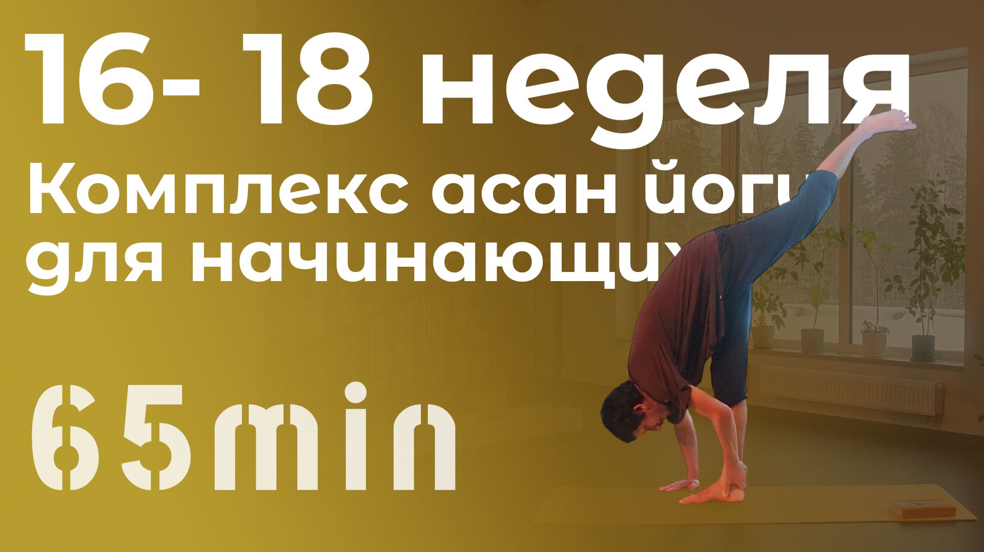 Практика асан йоги 16 - 18 неделя (Комплекс асан для продолжающих по БКС Айенгару)