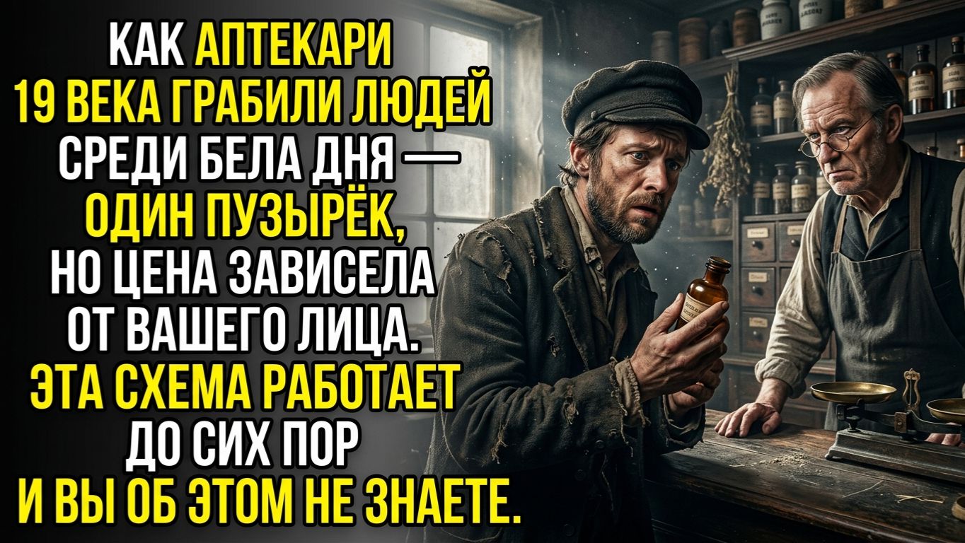 КАК АПТЕКАРИ 150 ЛЕТ НАЗАД ПРИДУМАЛИ СХЕМУ КОТОРАЯ ГРАБИТ ВАС ПРЯМО СЕЙЧАС