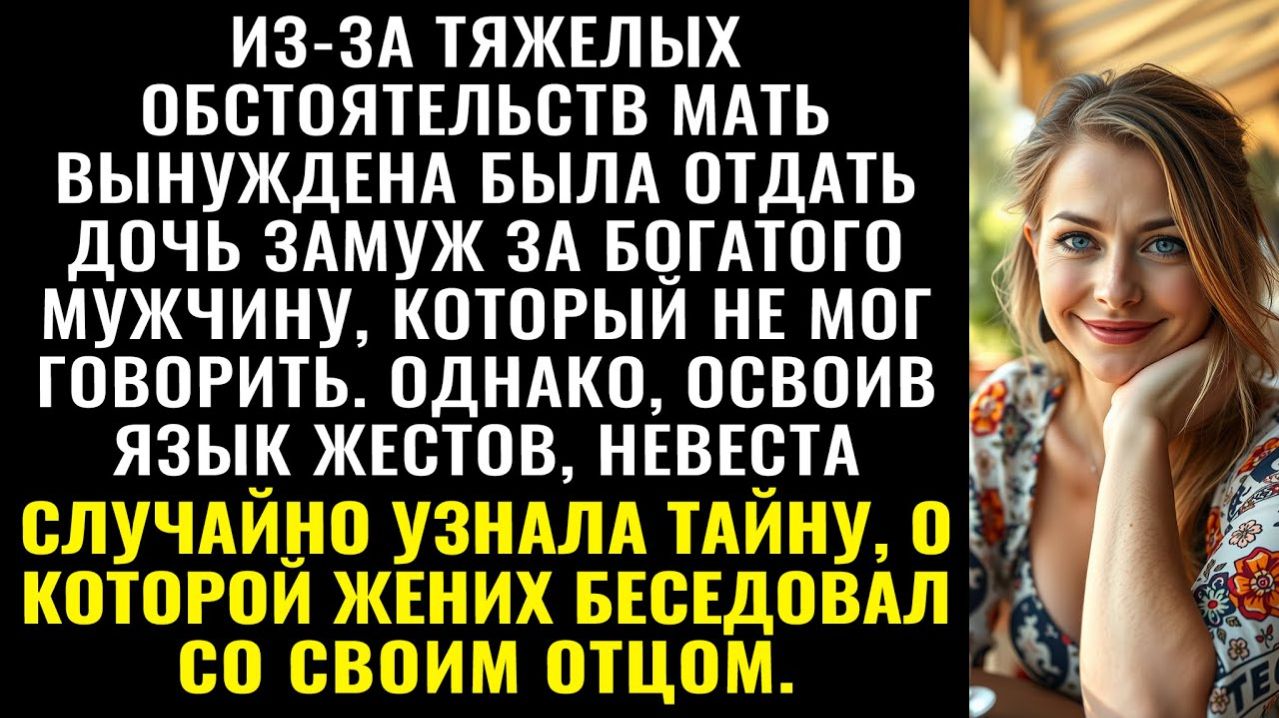 Истории из жизни| От отчаяния мать отдала дочь за немого богача |Аудио рассказы|Жизненные истории